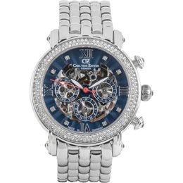 Carl von Zeyten Multifunktionsuhr &raquo;Kniebis&laquo; Automatik, Armbanduhr, mechanische Uhr, Damen, Made in Germany edelstahlfarben Glamour&ouml;se...
