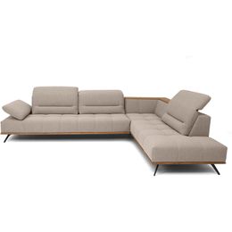 Alte Gerberei Ecksofa », L-Form« Beige-Grau
