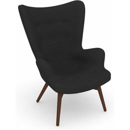 Max Winzer Sessel &raquo;build-a-chair Arne, Hochlehnsessel&laquo; im Retrolook, zum Selbstgestalten, Hochlehner schwarz