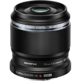 Olympus Makroobjektiv »M.Zuiko DIGITAL ED 30 mm F3.5« passend für & OM SYSTEM MFT Kameras schwarz Passend für Olympus OM-D & Pen Kameras und die...