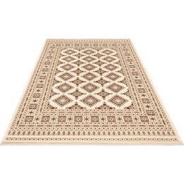 NOURISTAN Teppich &raquo;Sao Buchara&laquo; rechteckig 9 mm H&ouml;he Kurzflor, Orientalisch, Teppich, Modern, Wohnzimmer, Flur, Esszimmer beige Obermaterial: 100%...