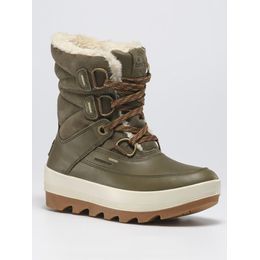 Kamik Leder-Winterstiefel "Celestem" in Khaki - 35% | Größe 40,5 | Damen-stiefel