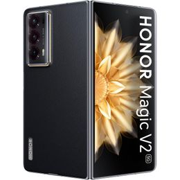 Honor Smartphone »Magic V2« schwarz schwarz 5000 mAh Silizium-Karbon-Dual-Akku mit 66W SuperCharge