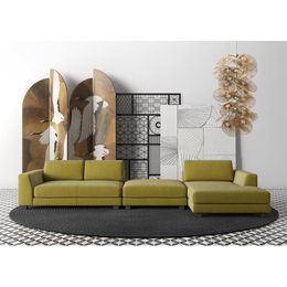 Machalke Ecksofa »atoll, L-Form« lemon ELOY