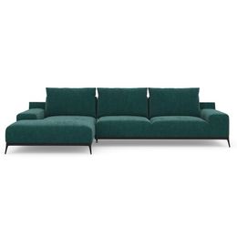 Machalke Ecksofa »lorenzo, L-Form« petrol ELOY