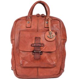 Daypack Harbour 2nd "Quinn", Gr. B/H/T: 24cm x 9cm x 30cm, braun (cognac), Rindsleder, Rucksäcke, Rucksack, Damenrucksack, Tagesrucksack