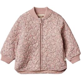 Outdoorjacke Wheat "Thermo Jacket Loui", Baby, Gr. 86, powder flower meadow, Web, Obermaterial: 100% Polyester, unifarben, casual, regular fit, Langarm, Jacken, wasserdicht