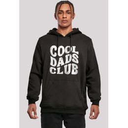 Kapuzenpullover F4NT4STIC "Cool Dads Club Vintage Vatertags Design für Väter", Herren, Gr. M, schwarz, Obermaterial: 65% Baumwolle, 35% Polyester, slim fit, Pullover, Premium Qualität