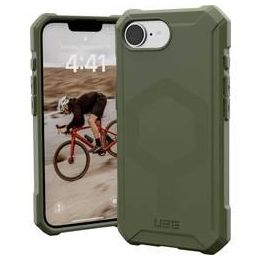 Urban Armor Gear Essential Armor Outdoorcase Apple iPhone 17e, iPhone 16e Oliv-Drab Induktives Laden, MagSafe kompatibel, Sto&szlig;fest 114496117272