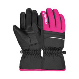 Reusch M&auml;dchen Skihandschuhe "Alan Junior", rosa, Gr. 4, 94% Polyester, 6% Polyurethan, Handschuhe, mit winddichter und atmungsaktiver Funktion