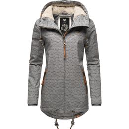 Ragwear Damen Winterjacke "Zuzka Winter", grau, Gr. XS, Außenmaterial: 100% Polyester, Innenfutter: 100% Polyester, Wattierung: 100% Polyester,