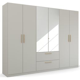 Kleiderschrank Rauch, B:271cm H:210cm T:54cm, grau, Holzwerkstoff, Schlafzimmer, Schr&auml;nke, "Skandi by Quadra Spin Schlafzimmerschrank", im