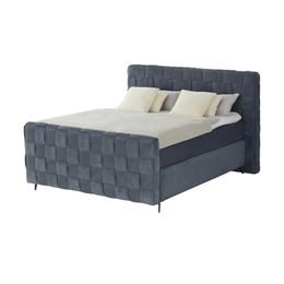 Wohnwert Boxspringbett Tefla ¦ grau ¦ Maße (cm): B: 182 H: 132,5