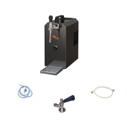 ich-zapfe Komplett Set - Zapfanlage, Bierzapfanlage JET 30K Bierkoffer mit Luftpumpe Durchlaufk&uuml;hler 1-leitig Trockenk&uuml;hler, bis zu 35 Liter/h, Zapfkopf:Dreikant