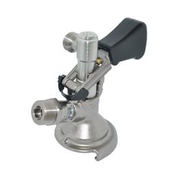 ich-zapfe Zapfkopf - Keg Verschluss, Kombi - Fitting, seitlicher Ausgang (Thekenanstich)
