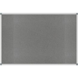 Maul Pinnboard Maulstandard Textil, 90 x 180 cm - grau