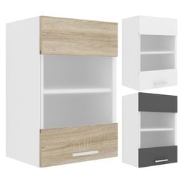 Vcm K&uuml;chenschrank h&auml;ngend Ma&szlig;e ca. H. 60 x B. 40 x T. 31 cm H&auml;ngeschrank mit zwei F&auml;chern K&uuml;chenschrank mit Glas K&uuml;chenm&ouml;bel - Esilo