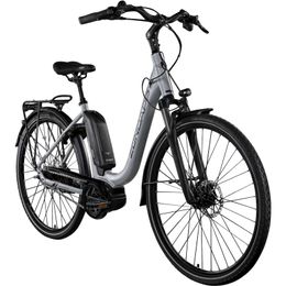 Z&uuml;ndapp Z&uuml;ndapp X300 E Bike Damenfahrrad 155 - 180 cm Stadtrad Pedelec Bosch silber/lila