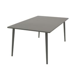 DEGAMO Tisch DENVER 100x160cm, Metall grau