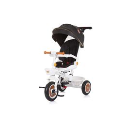 Chipolino Tricycle Marathon 2 in 1 Dreirad, Sitz umkehrbar, Gummir&auml;der, Dach schwarz/weiss