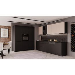 K&uuml;chen-Preisbombe K&uuml;che SIENA + ARONA 280 + 180 cm K&uuml;chenzeile K&uuml;chenblock Einbauk&uuml;che Kaschmir