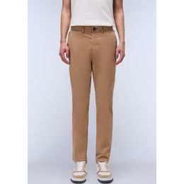 Stoffhose Napapijri "M-PUYO SUM", Herren, Gr. 32, N-Gr, tannin n1q, Web, Obermaterial: 97% Baumwolle, 3% Elasthan, unifarben, casual, regular fit lang, Hosen, Mit Gürtelschlaufen