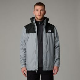 3-in-1-Funktionsjacke The North Face "M EVOLVE II TRICLIMATE JACKET - EU", Herren, Gr. M, monument grau, tnf schwarz, Obermaterial: 100% Polyester. Futter: 100% Polyester, sportlich, Jacken, Winterjacke mit Logostickerei