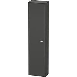 Duravit Brioso Hochschrank Individual 133-201cm BR1342L1049, Graphit Matt, Tür links, Griff Chrom