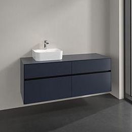 Villeroy & Boch Villeroy und Boch Collaro Waschtischunterschrank C10100VQ 140x54,8x50cm, Waschtisch links, marine blue