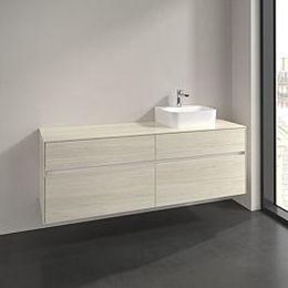 Villeroy & Boch Villeroy und Boch Collaro Waschtischunterschrank C10600AA 160x54,8x50cm, Waschtisch rechts, white oak