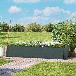 195 x 77 x 39 cm Hochbeet, Anthrazit - (GFPV00517)