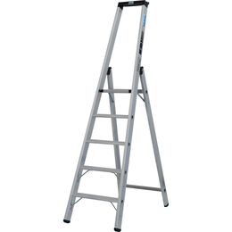 Krause Stehleiter 'Stabilo' aluminium 5 Stufen, Standhöhe 120 cm