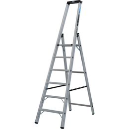 Krause Stehleiter 'Stabilo' aluminium 6 Stufen, Standhöhe 140 cm