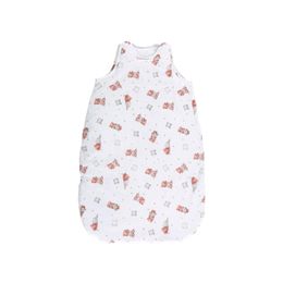 Lorelli Baby-Sommerschlafsack Summer, Länge 100 cm Breite 50 cm, 100% Baumwolle beige weiß