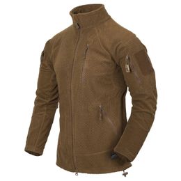 Helikon-Tex Alpha Tactical Jacket Grid Fleece coyote Gr&ouml;&szlig;e S