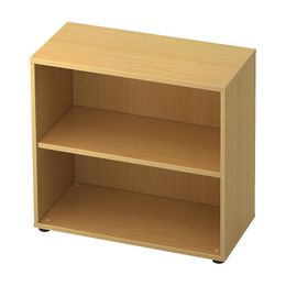 eurokraft pro Büroregal, 1 Fachboden, HxBxT 748 x 800 x 400 mm, Buche
