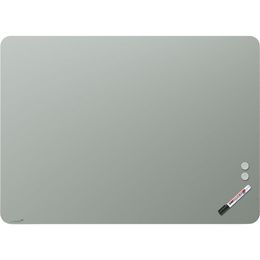 Legamaster Mattes Glasboard, runde Ecken, Sicherheitsglas, BxH 1200 x 900 mm, salbei