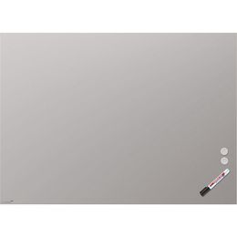 Legamaster Mattes Glasboard, Sicherheitsglas, BxH 1200 x 900 mm, warmgrau
