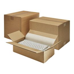 ratioform terra Wellpapp-Faltkarton, L&auml;nge 350 bis 399 mm, LxBxH 350 x 305 x 305 mm, 2-wellig, ab 10 Stk