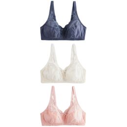 next BH Damen Gr&ouml;&szlig;e 100 creme / navy / rosa