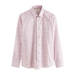 next Hemd 'The City' Herren Gr&ouml;&szlig;e XXXL rosa / altrosa / wei&szlig;