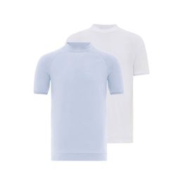 Antioch T-Shirt Herren Gr&ouml;&szlig;e M hellblau / wei&szlig;