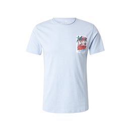 Key Largo T-Shirt 'Vibes' Herren Gr&ouml;&szlig;e L hellblau / dunkelgr&uuml;n / rot