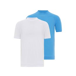 Antioch T-Shirt Herren Gr&ouml;&szlig;e L azur / wei&szlig;