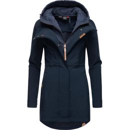 Ragwear Funktionsmantel 'Ybela' Damen Gr&ouml;&szlig;e XXXL navy / braun
