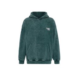 Dandalo Sweatshirt Herren Gr&ouml;&szlig;e XL petrol / wei&szlig;