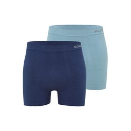 Sloggi Boxershorts 'GO' Herren Gr&ouml;&szlig;e M hellblau / dunkelblau