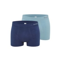 Sloggi Boxershorts 'GO' Herren Gr&ouml;&szlig;e S hellblau / dunkelblau