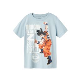 name it Shirt 'NKMFRITZ DRAGONBALL' Jungen Gr&ouml;&szlig;e 146/152 pastellblau / hummer / schwarz / wei&szlig;