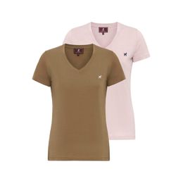 Williot T-Shirt Damen Gr&ouml;&szlig;e XL camel / rosa
